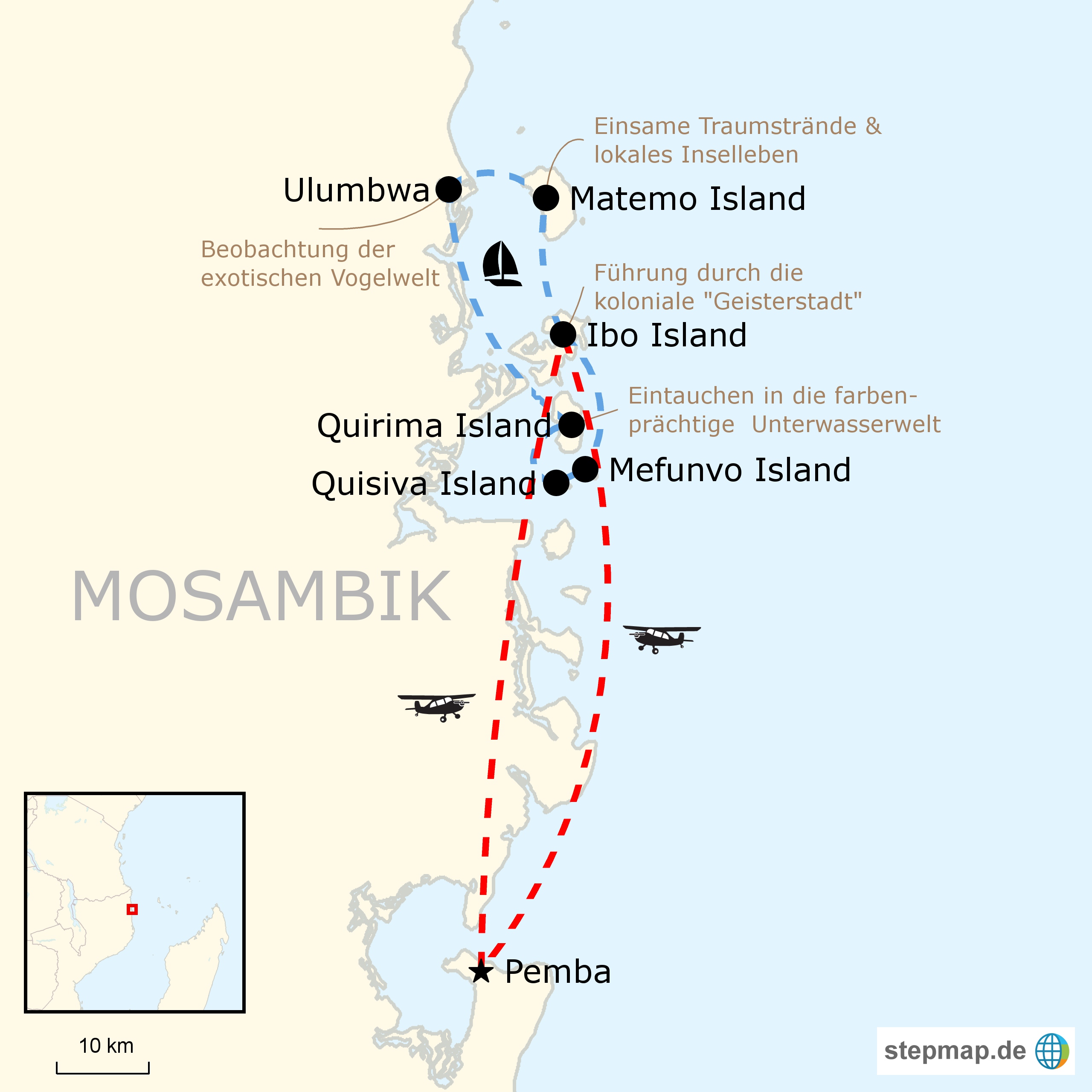 Mosambik: Ibo Island Mobile Island Hopping Safari | traveljunkies.tours
